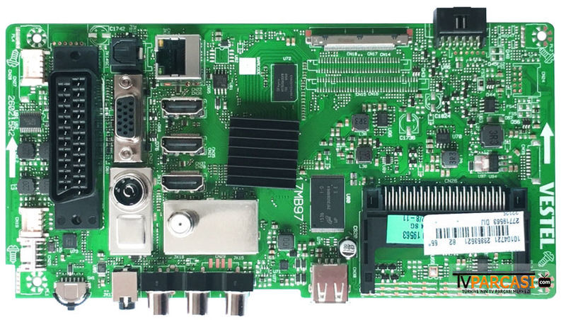 23353521, 23353209, 17MB97, 260215R2, Main Board, Vestel, VES550UNDL-2D ...