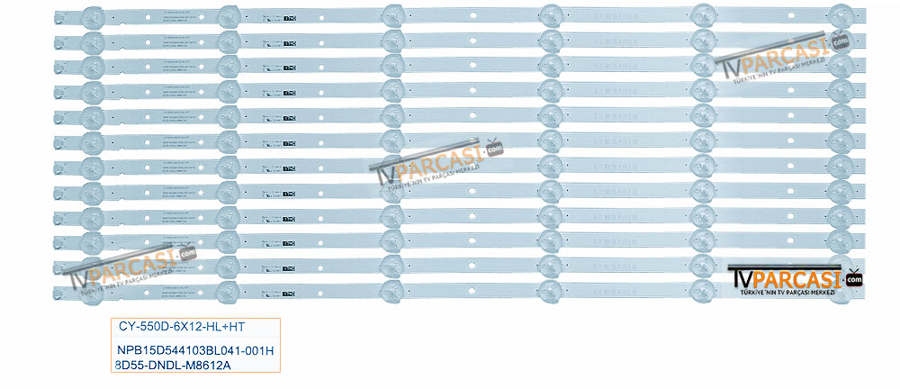 CY-550D-6X12-HL+HT, NPB15D544103BL041-001H, 8D55-DNDL-M8612A, HV550QUB ...