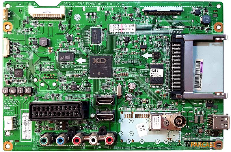 EBT62174293, EAX64910001(1.0), HC420DUN-SLCP1-11XX, LG 42LS3450, LG ...