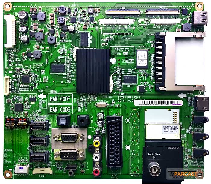 EBU60902211, EAX61766102(11), LD01D, Main Board, LG Display, LC470EUH ...